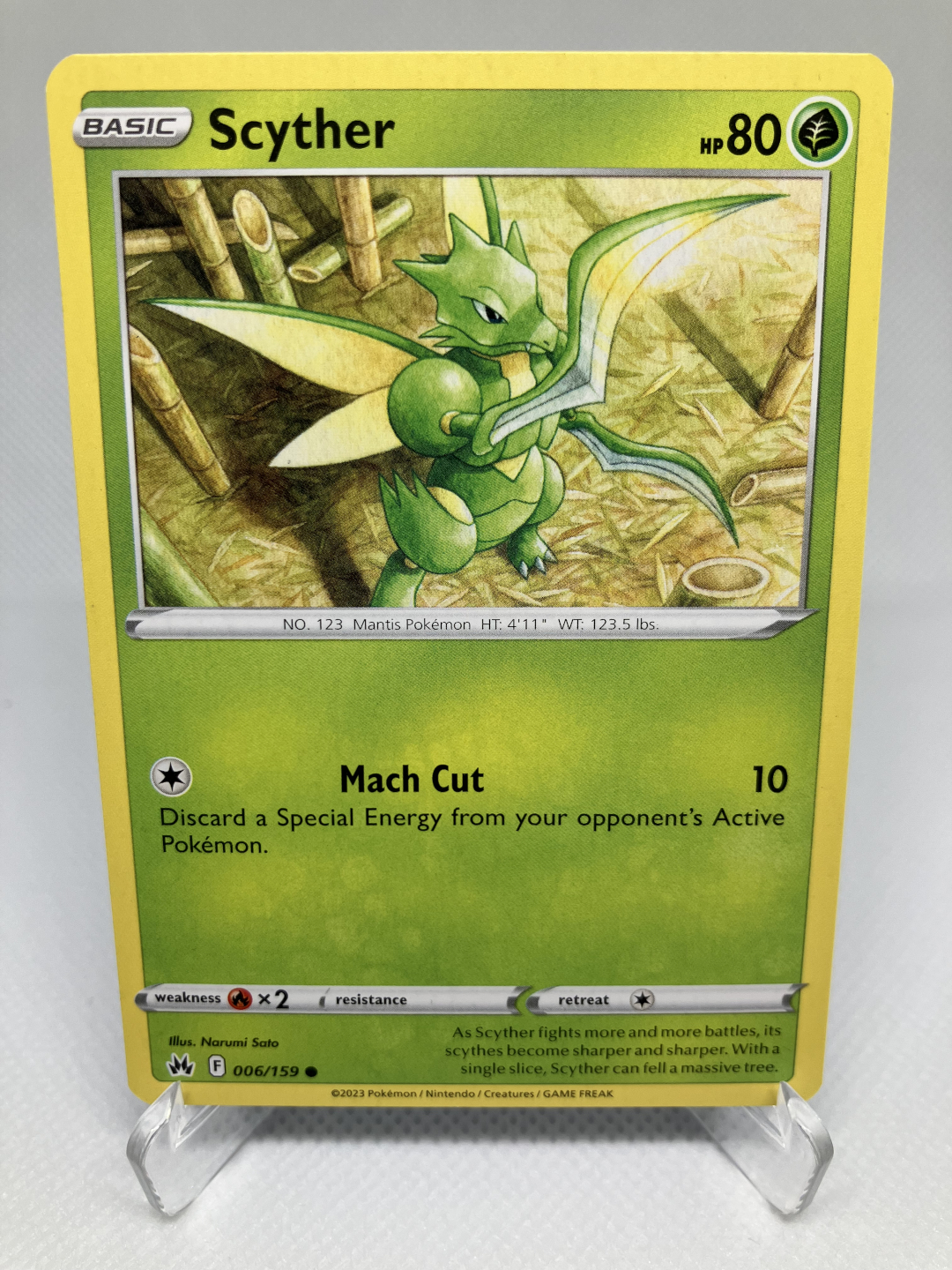 Pokémon karta Scyther 006/159 Crown Zenith | MIMI E-SHOP